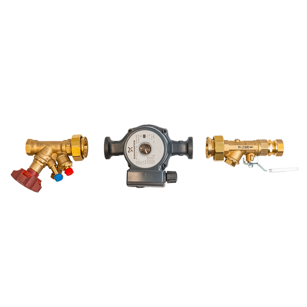 Circulation pump sets for domestic water