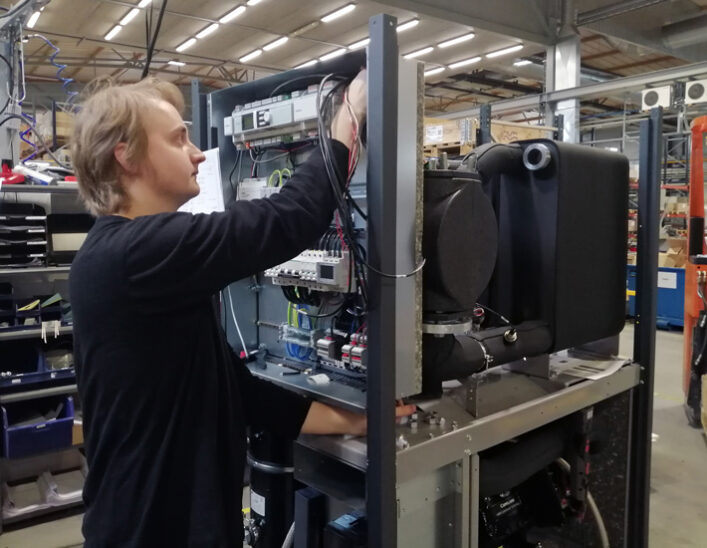 Ett helt bostadsområde i Sverige värms upp med finländska Gebwells ...